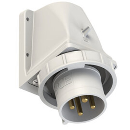 PCE 32A Emergency Wall Mount Appliance Inlet (>50 Volt, 3P+E Pin ...