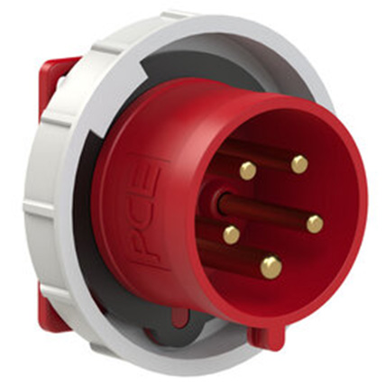 PCE 32A Panel Mount Appliance Inlet (380-415 Volt, 3P+N+E Pin ...