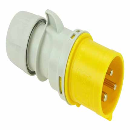 PCE 32A Plug (110 Volt, 2P+E Pin Configuration) 023-4 | KES Power & Light