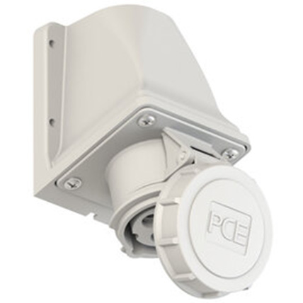 PCE 16A Emergency Wall Mount Socket (>50 Volt, 2P+E Pin Configuration ...