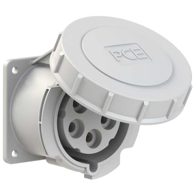 PCE 32A Emergency Panel Mount Socket (>50 Volt, 3P+N+E Pin ...
