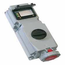 PCE 63A Switch interlock socket protected (380/415 Volt, 3P+E Pin ...