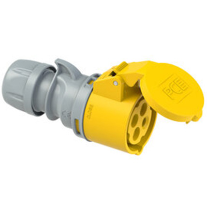 PCE 16A Turbo Terminal Socket (110 Volt, 3P+E Pin Configuration) 214 ...