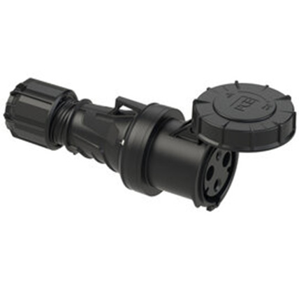 PCE 63A Socket Power Twist Midnight range (220/240 Volt, 2P+E Pin ...