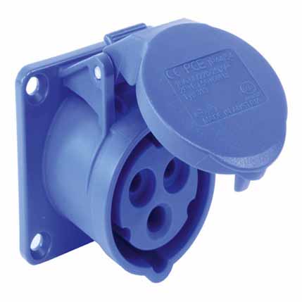 PCE 16A P/M Socket (220/240 Volt, 2P+E Pin Configuration) 313-6 | KES ...