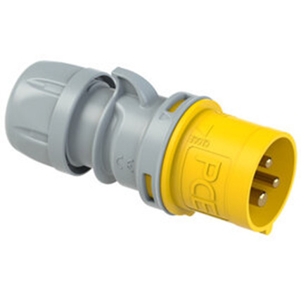 PCE 16A Turbo Terminal Plug (110 Volt, 2P+E Pin Configuration) 013-4TT ...