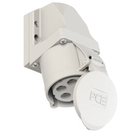 PCE 32A Emergency Wall Mount Socket (>50 Volt, 3P+N+E Pin Configuration ...