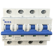 32A 4p 6kA Type C MCB | KES Power & Light