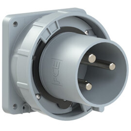 PCE 125A Emergency Panel Mount Appliance Inlet (>50 Volt, 2P+E Pin ...