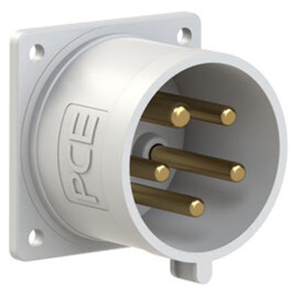 PCE 32A Emergency Panel Mount Appliance Inlet (>50 Volt, 3P+N+E Pin ...