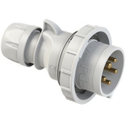 PCE 16A Emergency Plug (>50 Volt, 3P+N+E Pin Configuration) 0152-1 ...