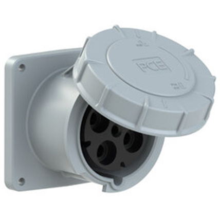 PCE 125A Emergency Panel Mount Socket (>50 Volt, 3P+E Pin Configuration ...
