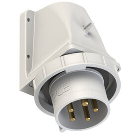 PCE 32A Emergency Wall Mount Appliance Inlet (>50 Volt, 3P+N+E Pin ...