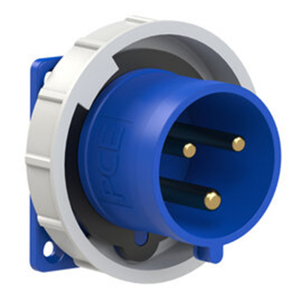 PCE 32A Panel Mount Appliance Inlet (220/240 Volt, 2P+E Pin ...