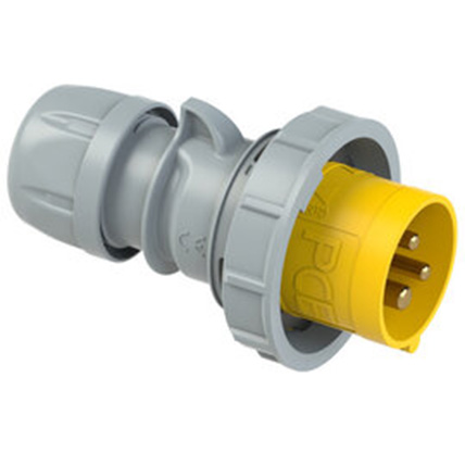 PCE 32A Turbo Terminal Plug (110 Volt, 2P+E Pin Configuration) 0232-4TT ...