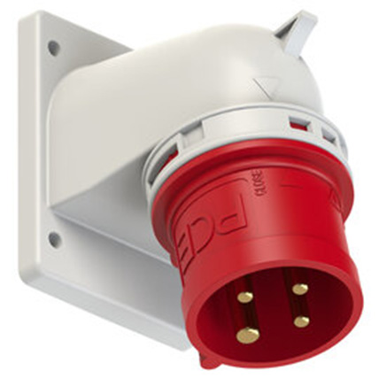 PCE 32A Panel Mount Angled Appliance Inlet (380/415 Volt, 3P+E Pin ...