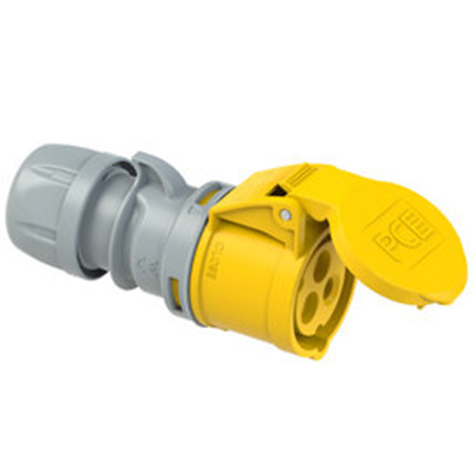 PCE 16A Turbo Terminal Socket (110 Volt, 2P+E Pin Configuration) 213 ...