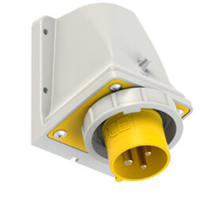PCE 16A Wall Mount Appliance Inlet (110 Volt, 2P+E Pin Configuration ...