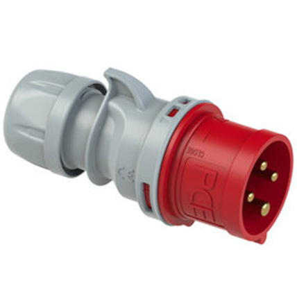 PCE 32A Turbo Terminal Plug (380/415 Volt, 3P+E Pin Configuration) 024 ...