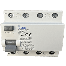 100A 30mA 4p Type A RCD | KES Power & Light