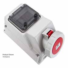 PCE 16A RCD Socket 220/240V | RCD Sockets IP67