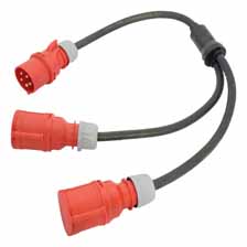 KES Y split moulded 32a 400V | Plugs & Sockets