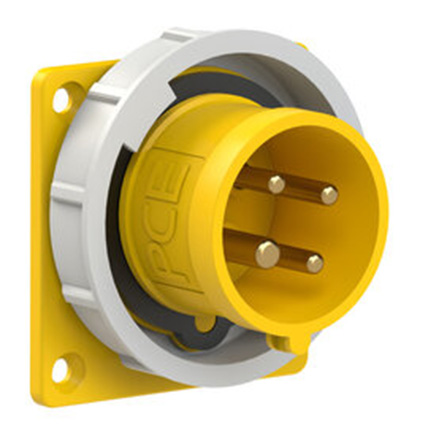 PCE 16A Panel Mount Appliance Inlet (110 Volt, 3P+E Pin Configuration ...