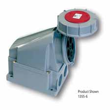 PCE 63A W/M Socket 380/415V | Wall Mount Socket IP67
