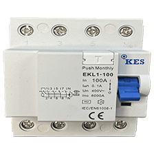 100A 100mA 4p RCD | KES Power & Light