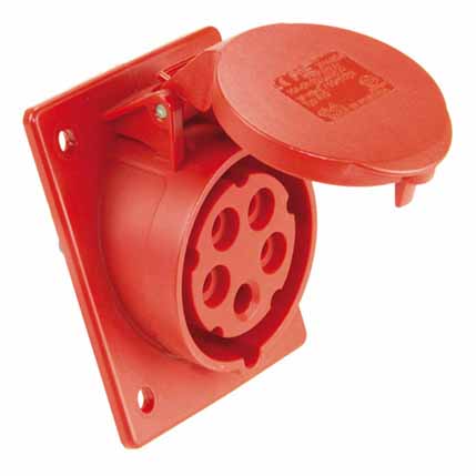 PCE 16A P/M Socket (380-415 Volt, 3P+N+E Pin Configuration) 415-6 | KES ...