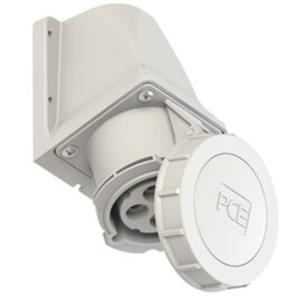PCE 32A Emergency Wall Mount Socket (>50 Volt, 3P+E Pin Configuration ...