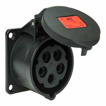 PCE 16A P/M Socket Midnight range (380/415 Volt, 3P+N+E Pin ...
