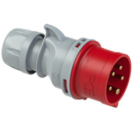 PCE 16A Turbo Terminal Plug (380-415 Volt, 3P+N+E Pin Configuration ...