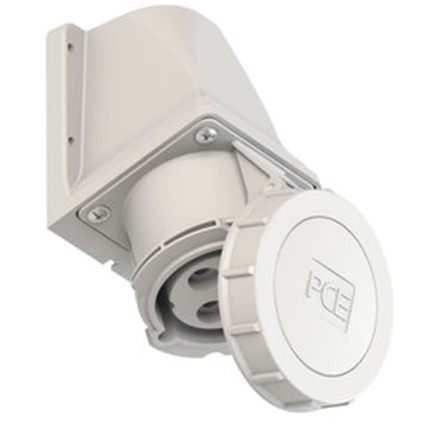 PCE 32A Emergency Wall Mount Socket (>50 Volt, 2P+E Pin Configuration ...
