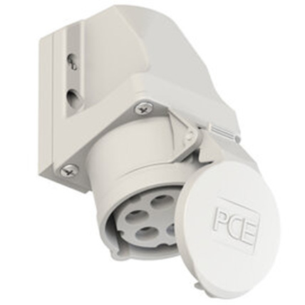 PCE 16A Emergency Wall Mount Socket (>50 Volt, 3P+N+E Pin Configuration ...