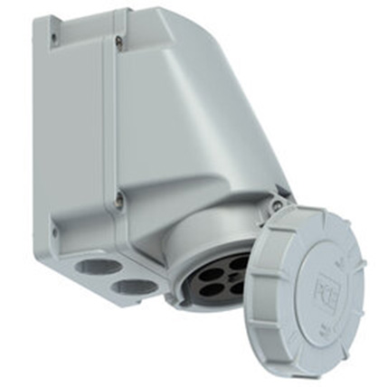 PCE 63A Emergency Wall Mount Socket (>50 Volt, 3P+N+E Pin Configuration ...